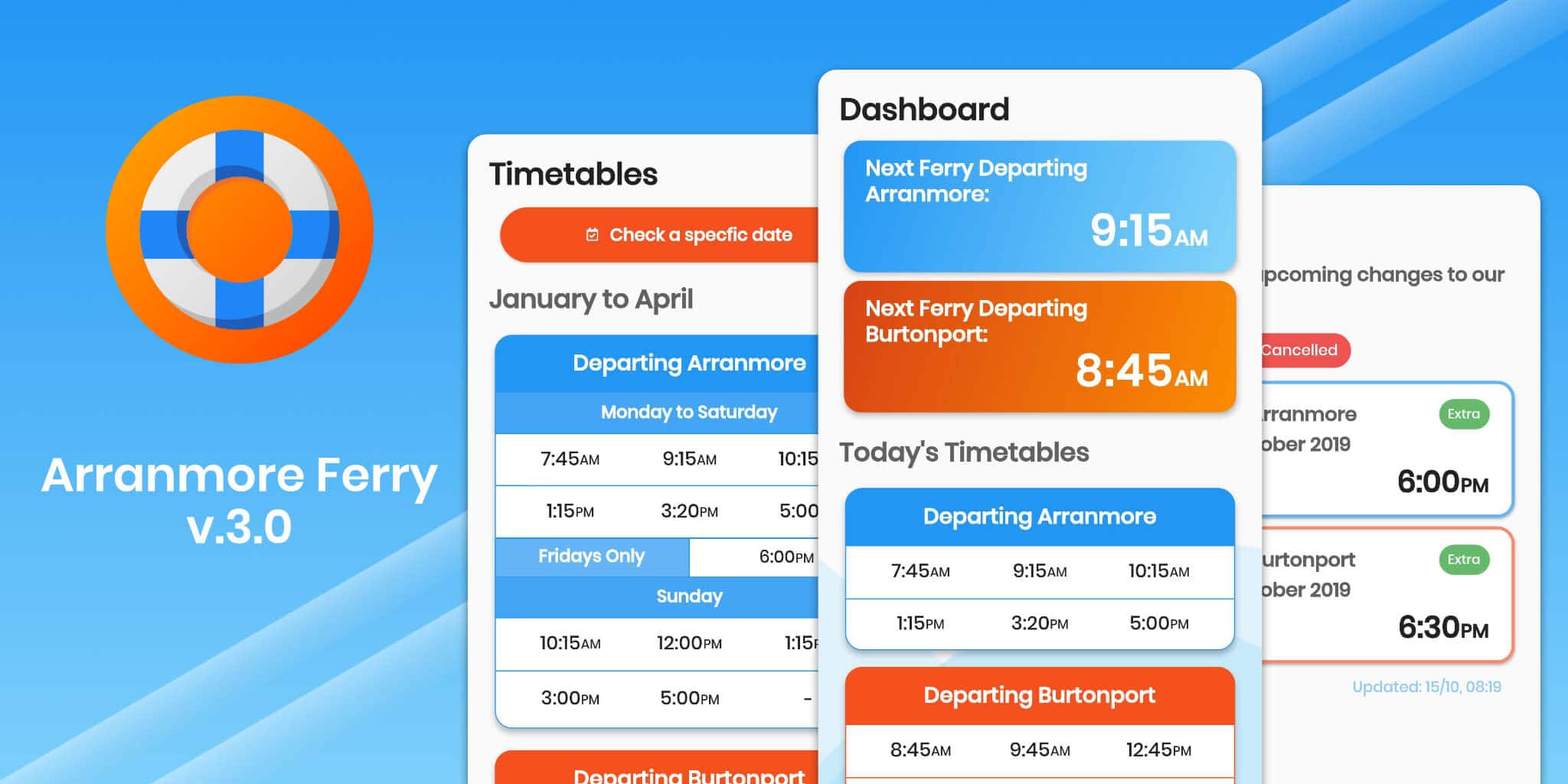 Arranmore Ferry App v3.0 | Hexa Studios
